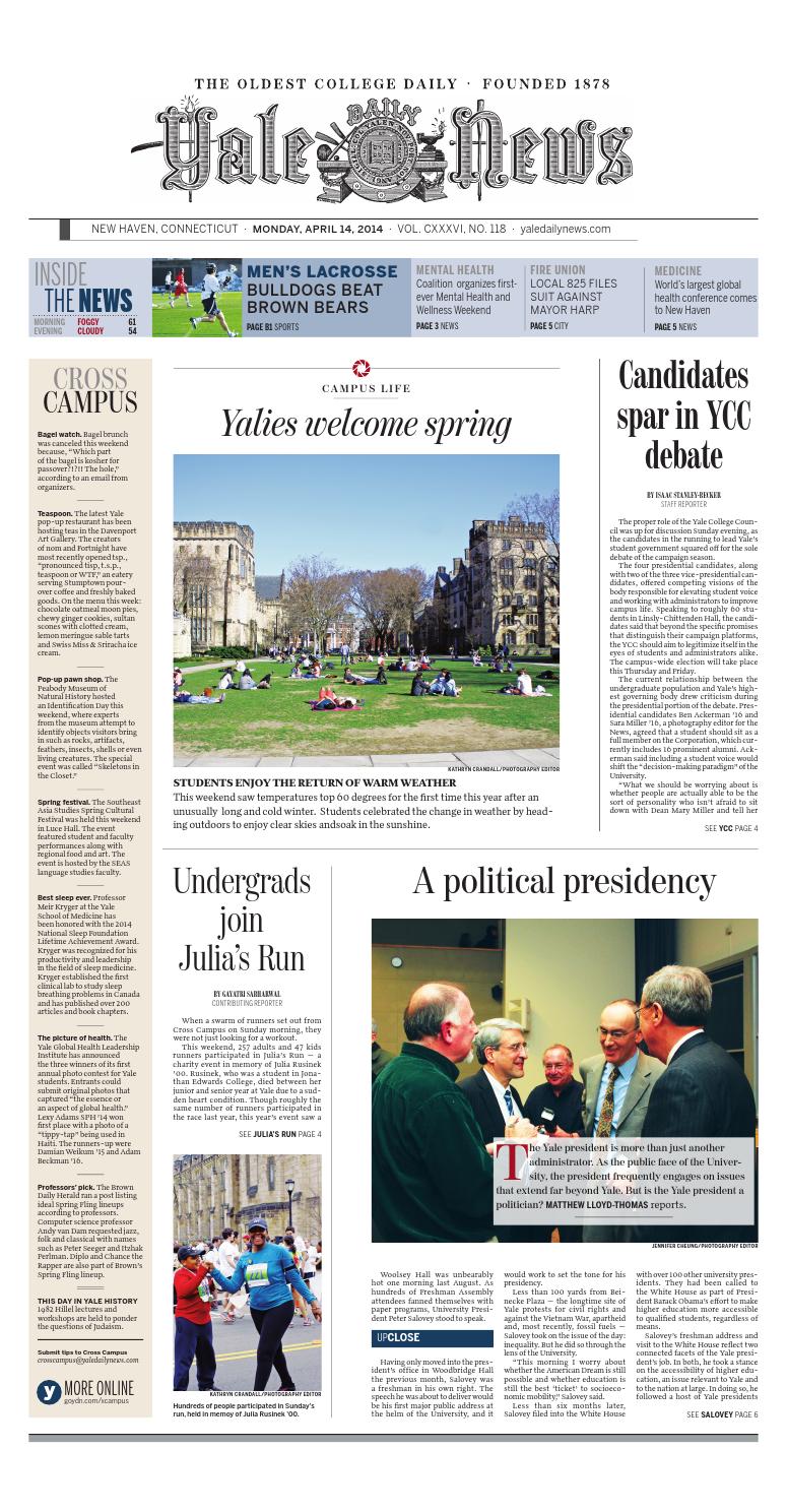 Today's Paper by Yale Daily News - Issuu