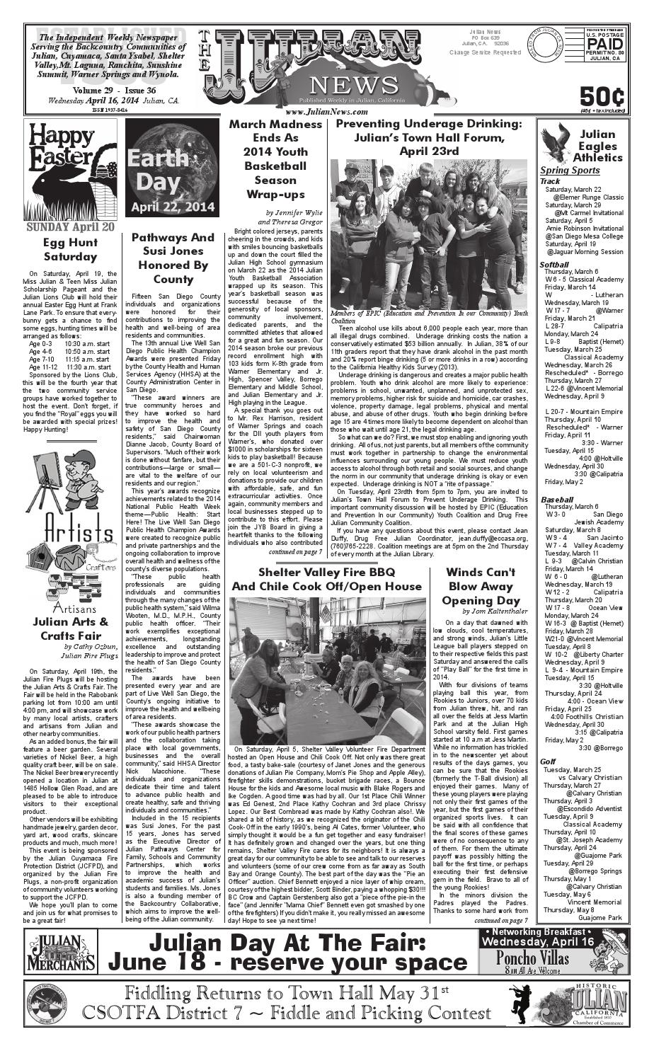 Juliannews 29 36 by Julian News - Issuu