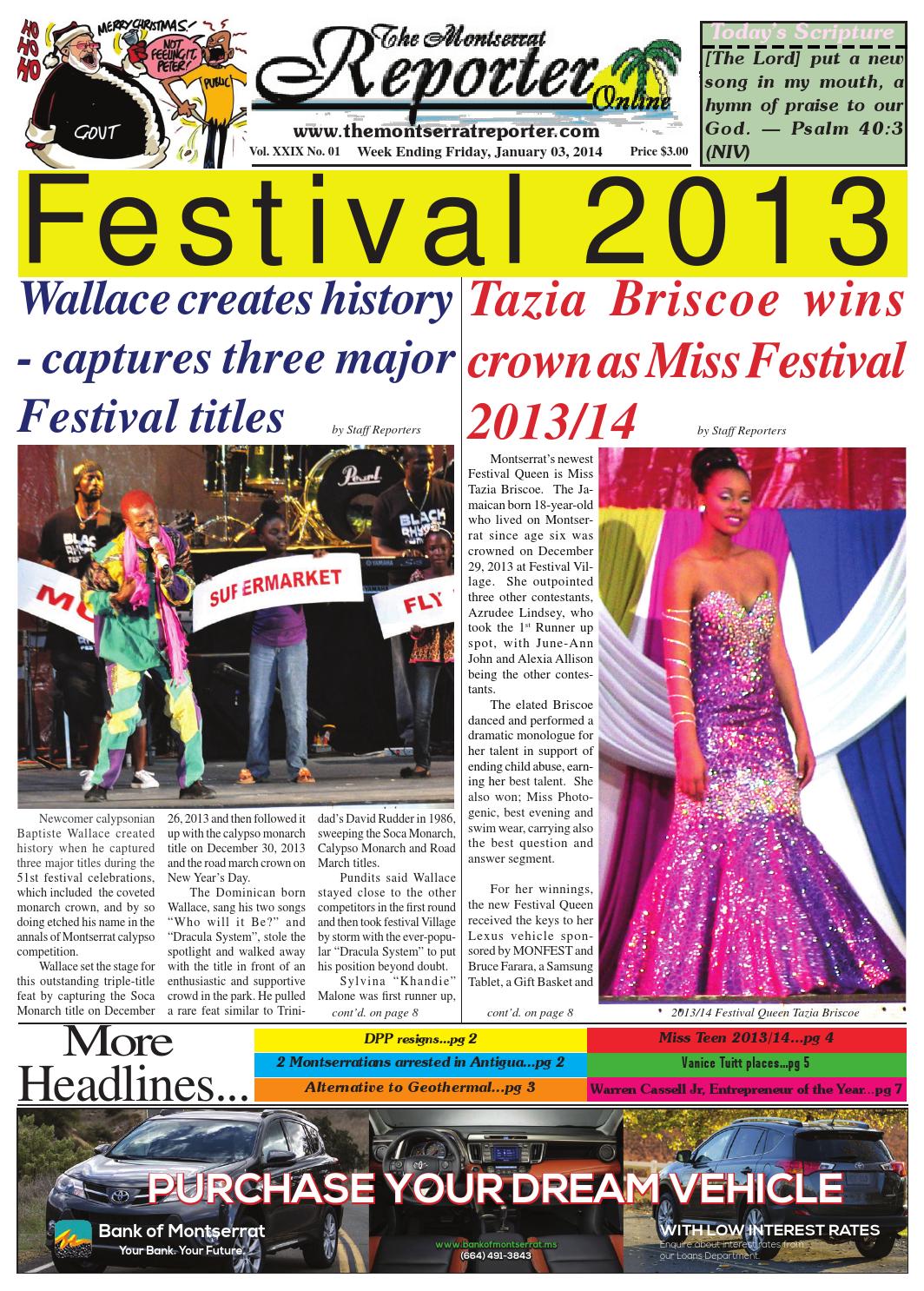 Rep01 jan03 14 pages by The Montserrat Reporter - Issuu