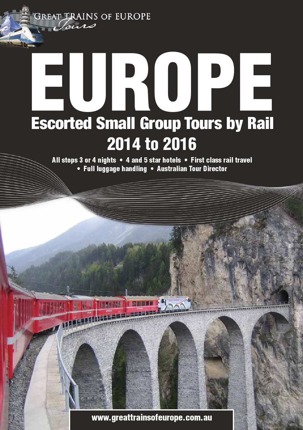2014 Train Tours Brochure by Info-Design Online - Issuu