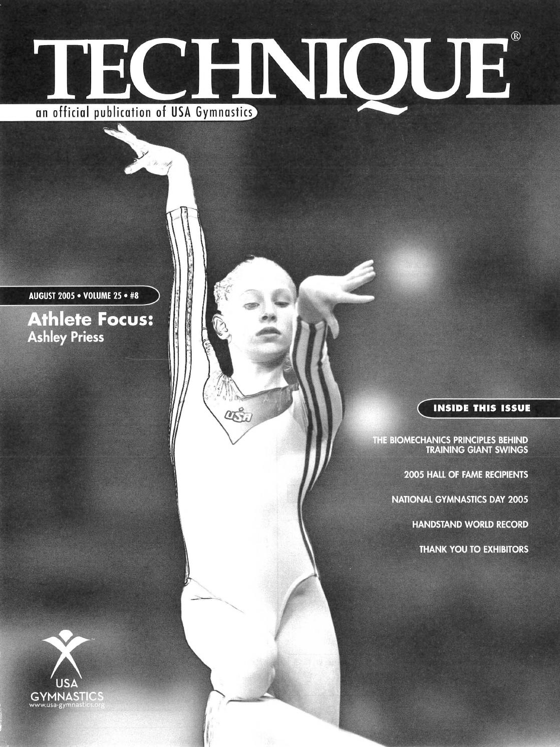 Technique Magazine – August 2005 by USA Gymnastics - Issuu
