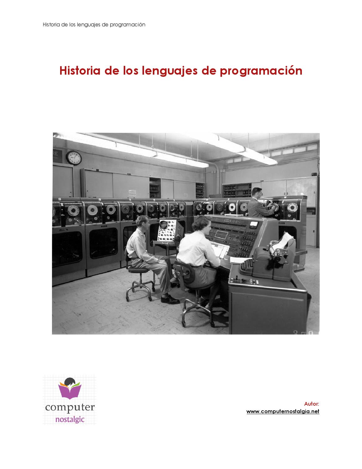Historia de los lenguajes de programación by Jorge Benavides Gutierrez ...