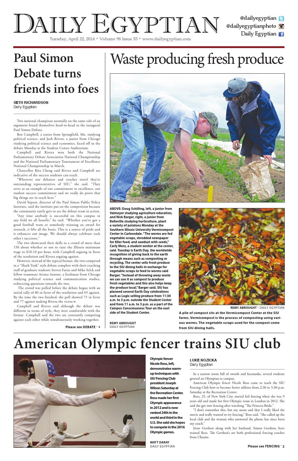 Daily Egyptian by Daily Egyptian - Issuu