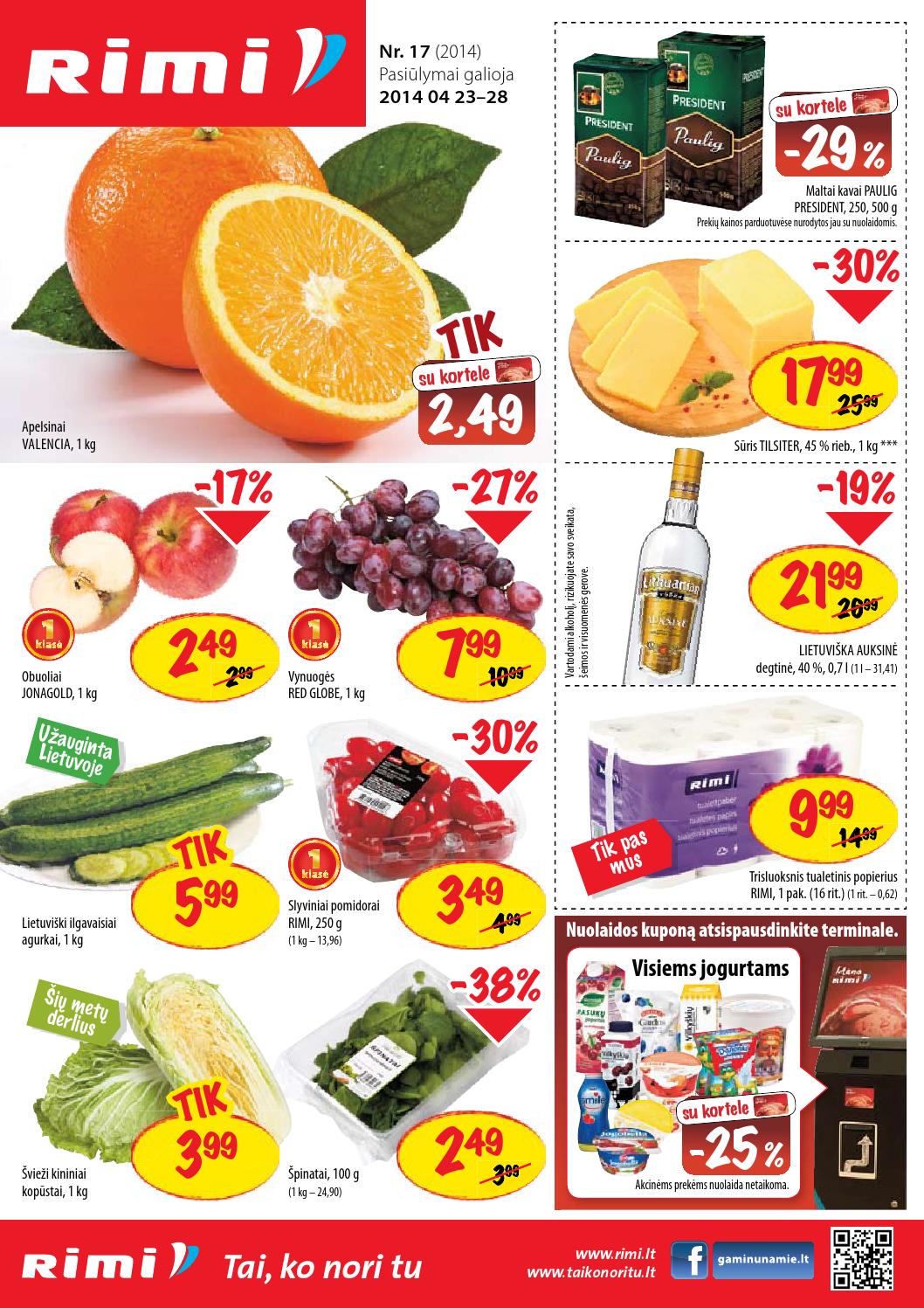 Rimi Hypermarket Nr.17-2014 by Rimi - Issuu