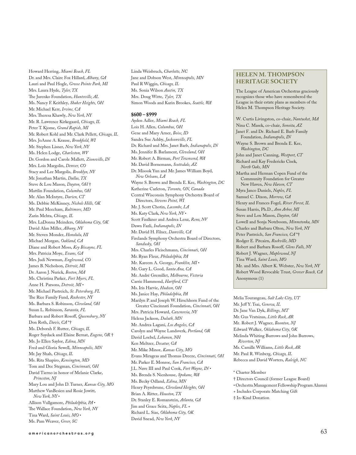 Symphony Spring 2014 by Symphony Magazine, from the League of American ...