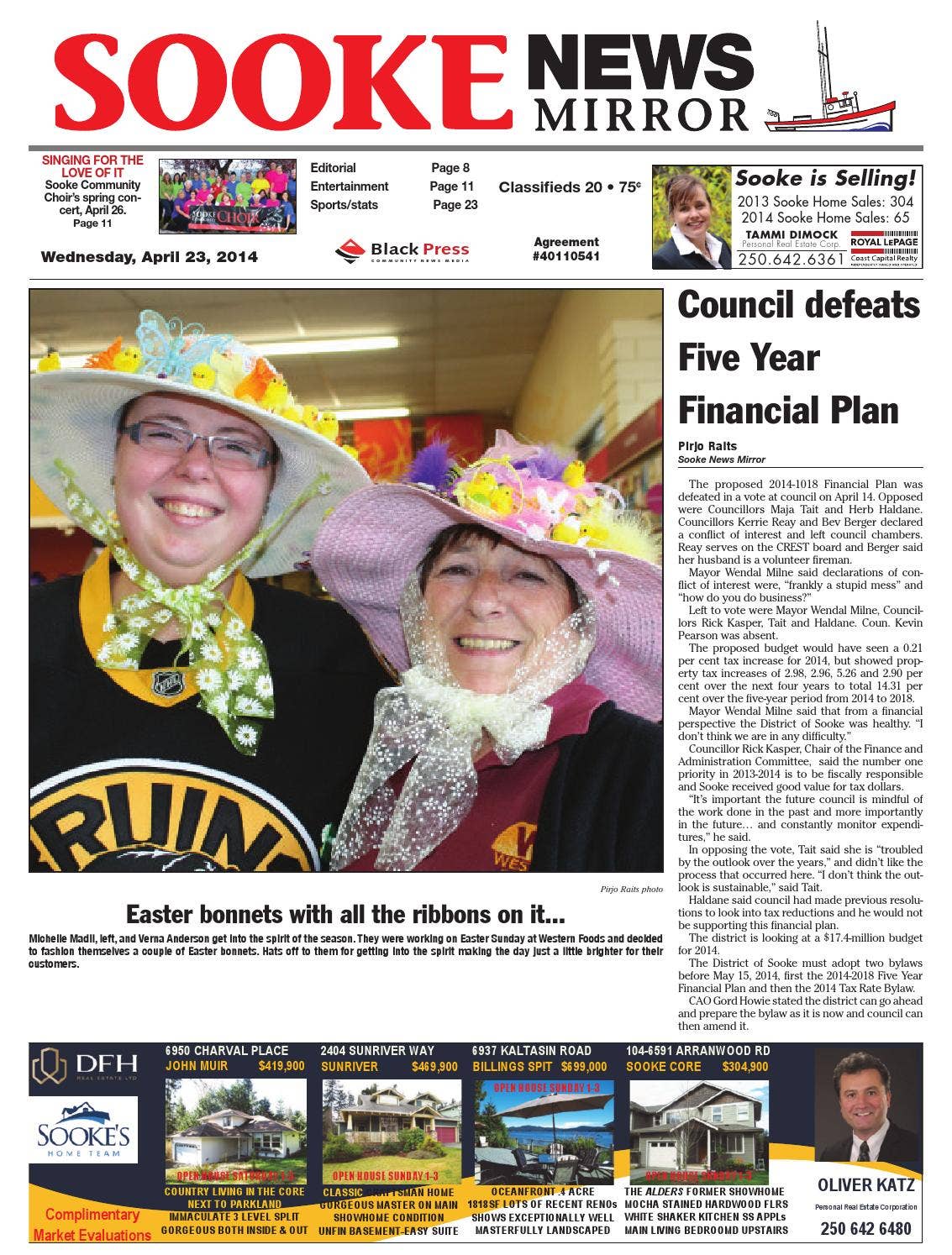 Sooke News Mirror, April 23, 2014 by Black Press Media Group - Issuu