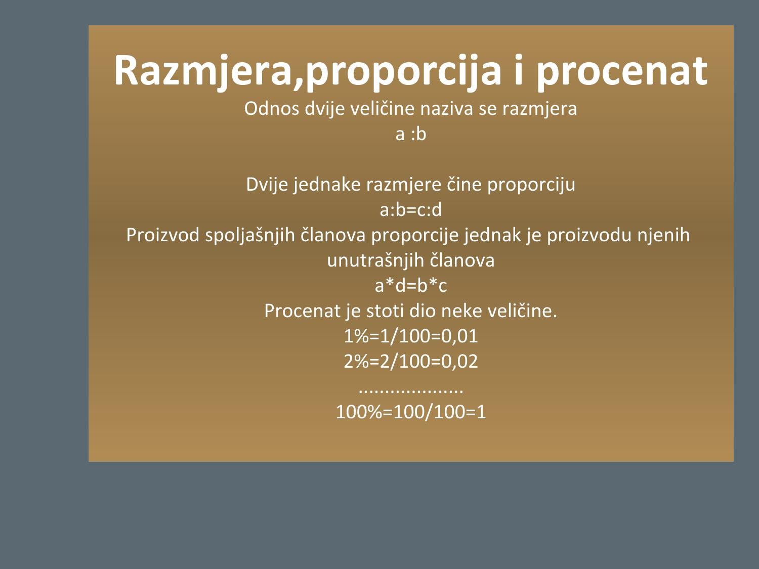 Razmjera,proporcija i procenat by Vlatko - Issuu
