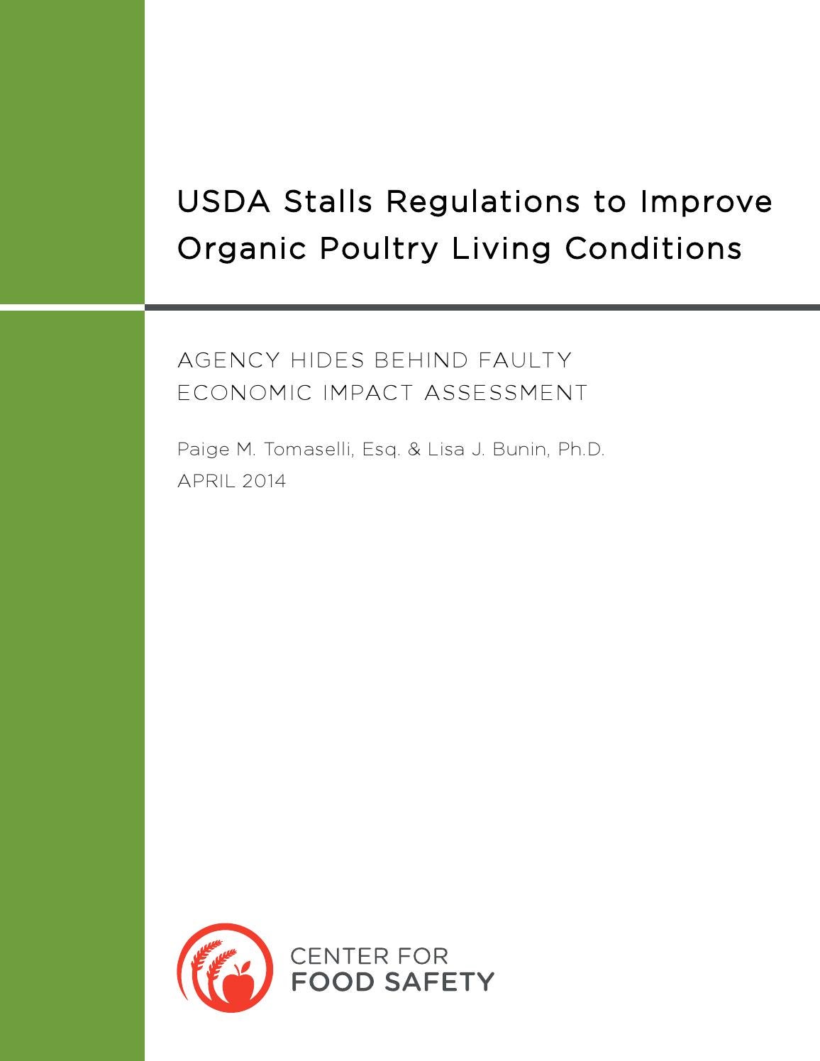 USDA Stalls Regulations to Improve Organic poultry Living Conditions by ...