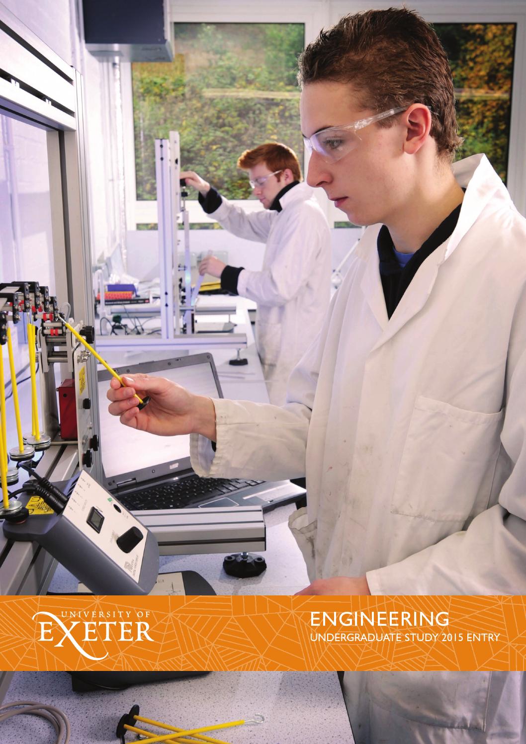 University of Exeter Engineering Subject Brochure 2015 by University of ...