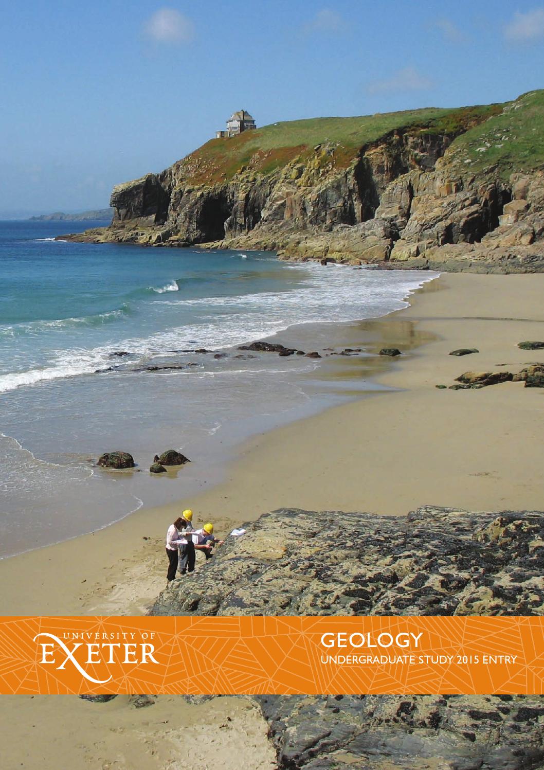 University of Exeter Geology Subject Brochure 2015 by University of ...