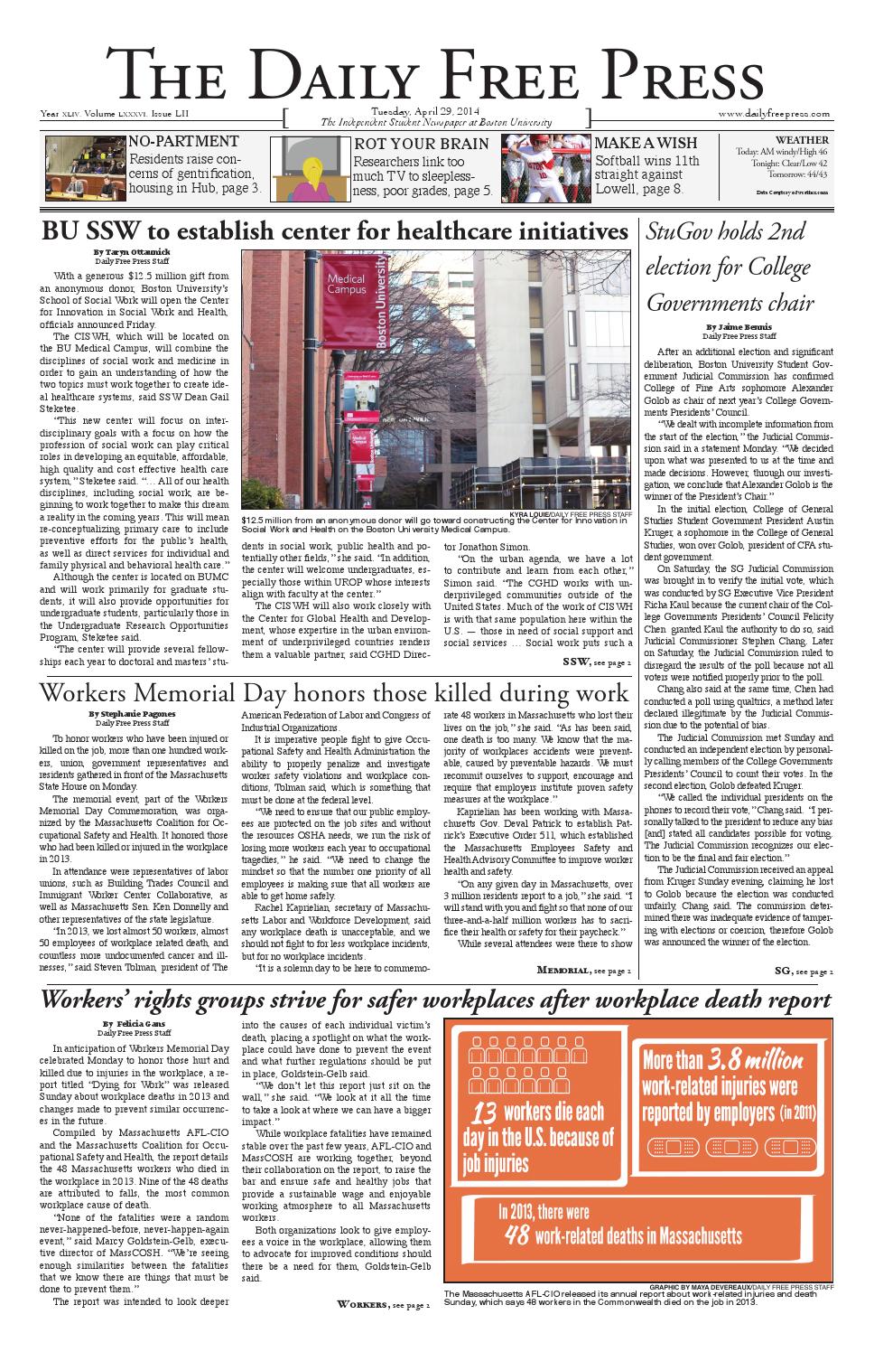 4-29-2014 by The Daily Free Press - Issuu