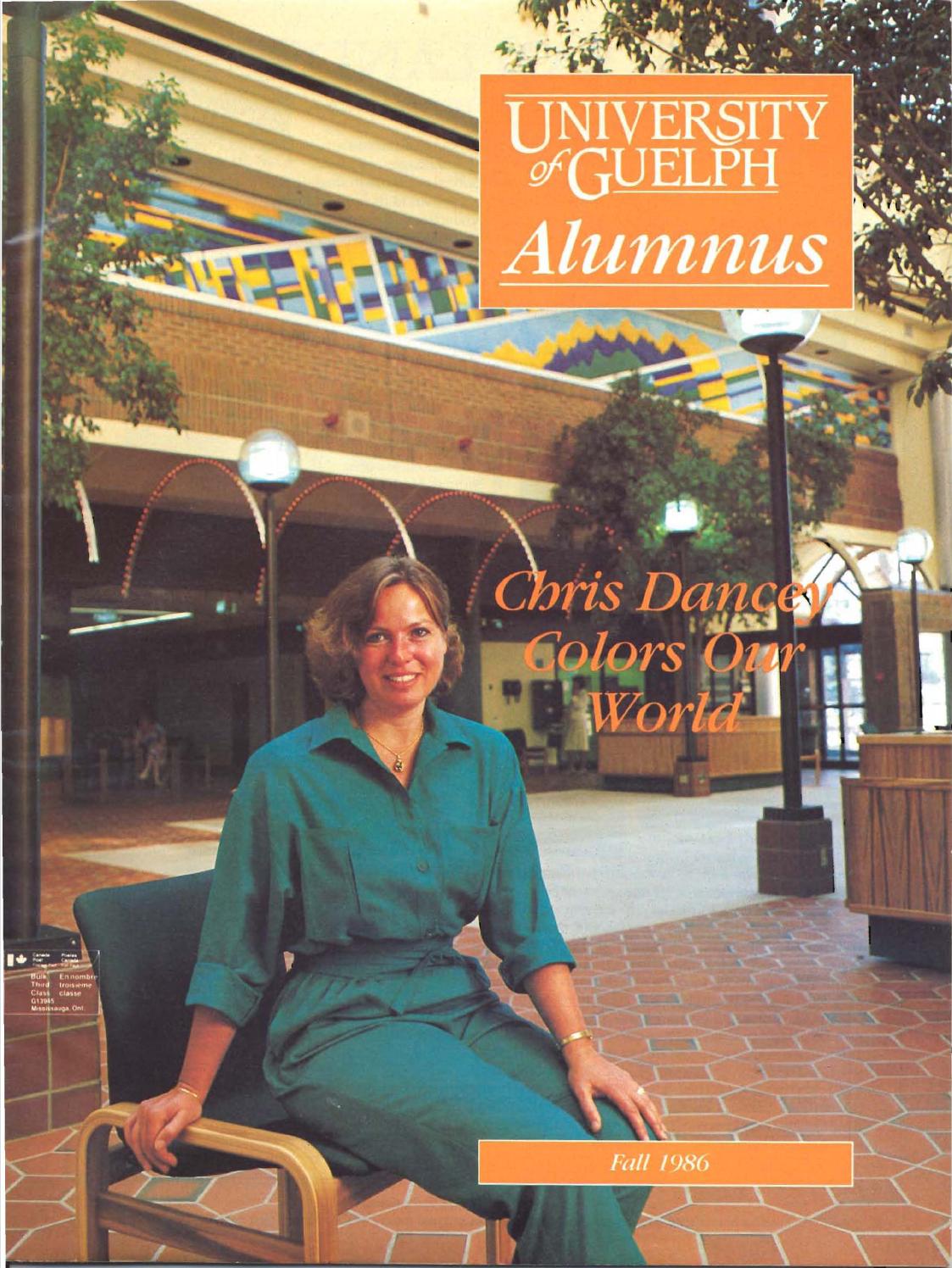 Guelph Alumnus Magazine, Fall 1986 by University of Guelph - Issuu