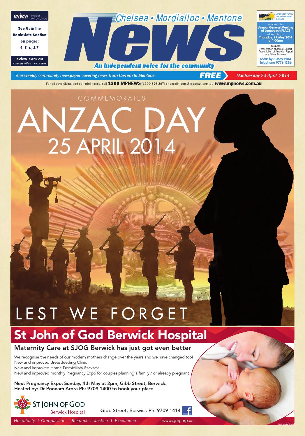 23 April 2014 - Anzac Day edition by Mornington Peninsula News Group ...