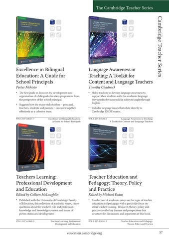 International Secondary Catalogue 2014, Cambridge University Press by ...