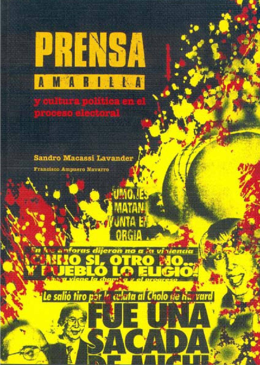 Prensa Amarilla y cultura política en el proceso electoral by ACS ...
