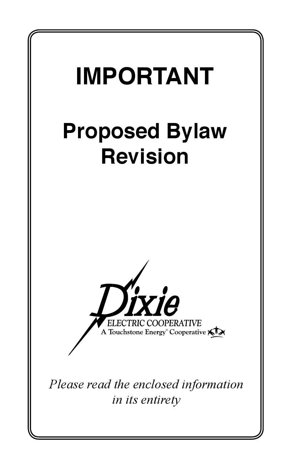 Proposed bylaw revision booklet by Inside Information, Inc. - Issuu