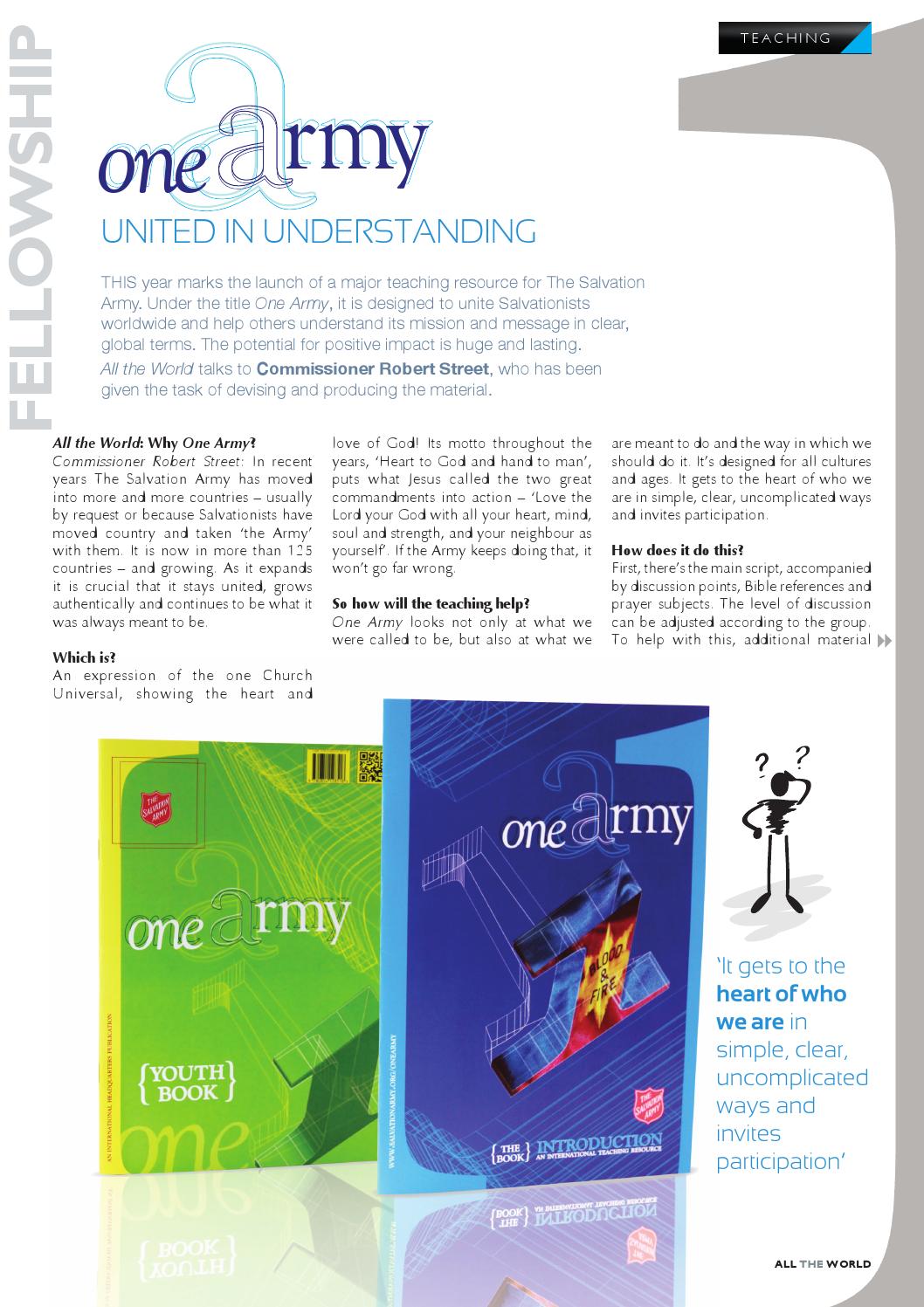 One Army by Salvation Army IHQ - Issuu