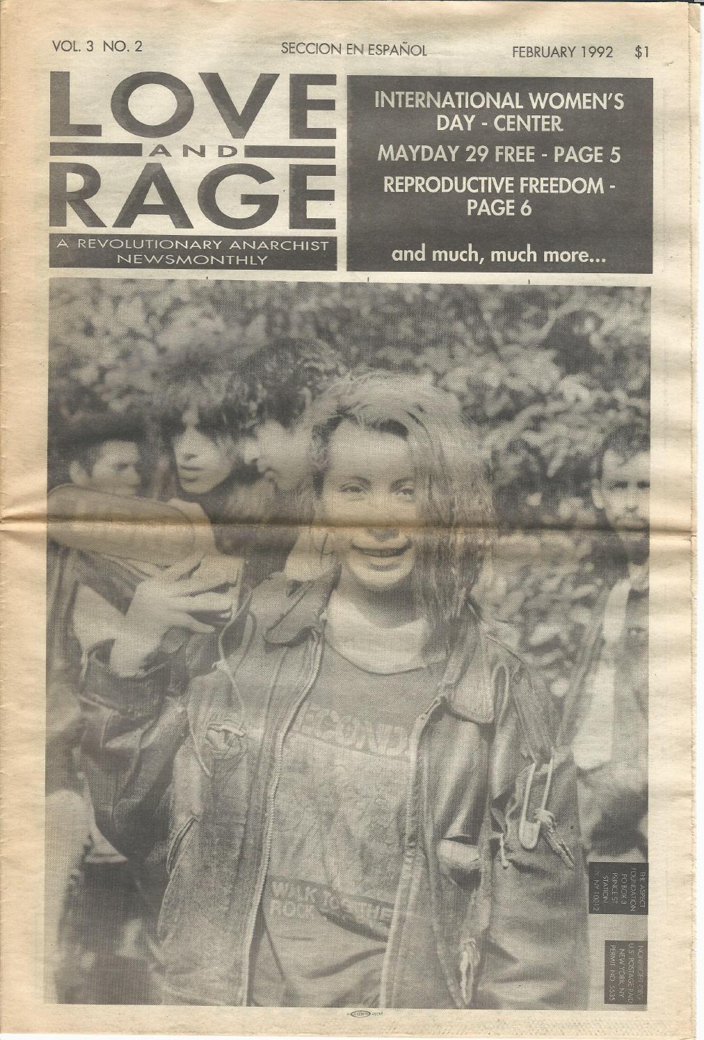Love And Rage, Vol. 3, No. 2, February 1992 by Arm The Spirit - Issuu