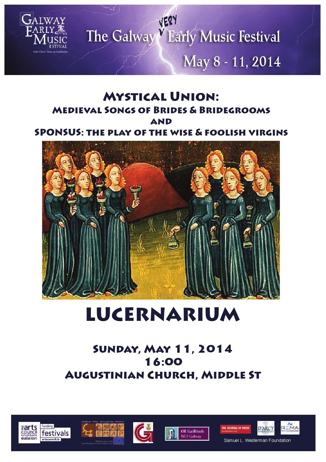 2014 programmes lucernarium by Galway Early Music - Issuu