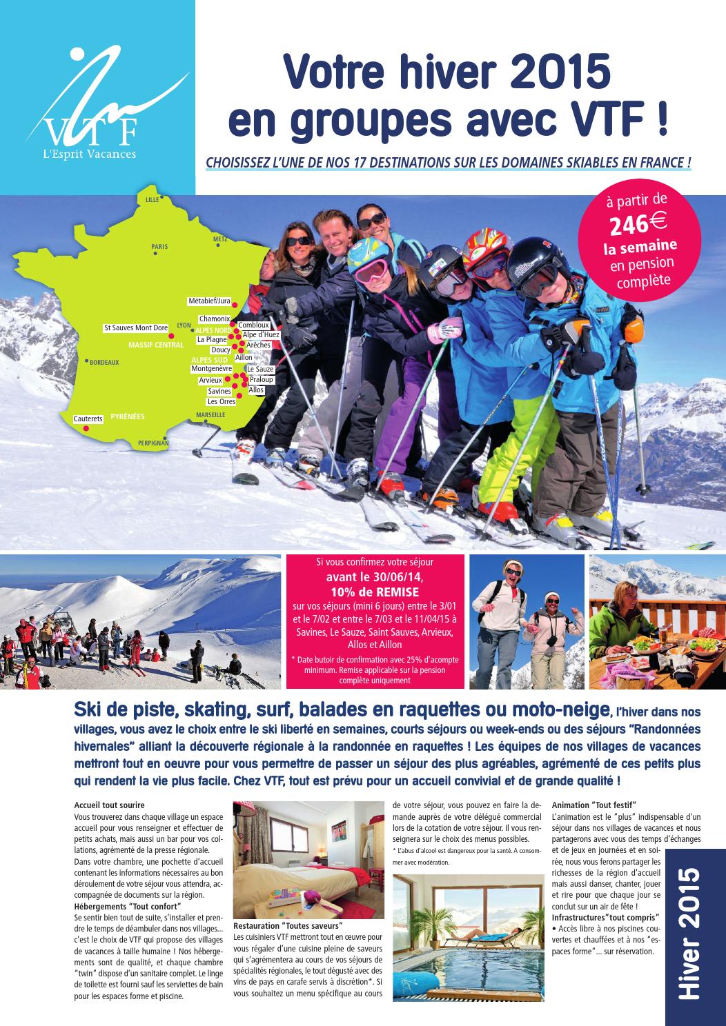Prv hiver2015 by VTF Vacances - Issuu