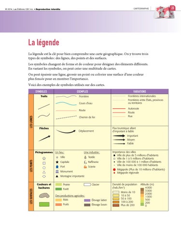 Géo à la carte_Fascicule Cartes et croquis by Les Éditions CEC - Issuu