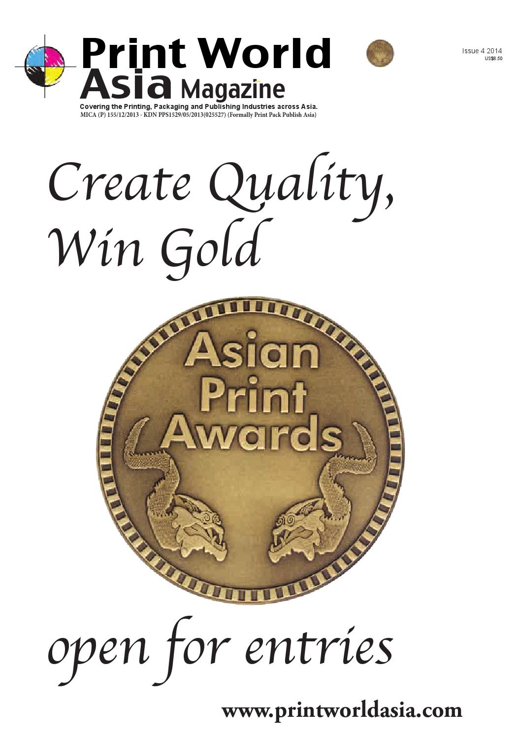 Print World Asia (Issue 4 Apr 2014) by Print Innovation Asia - Issuu
