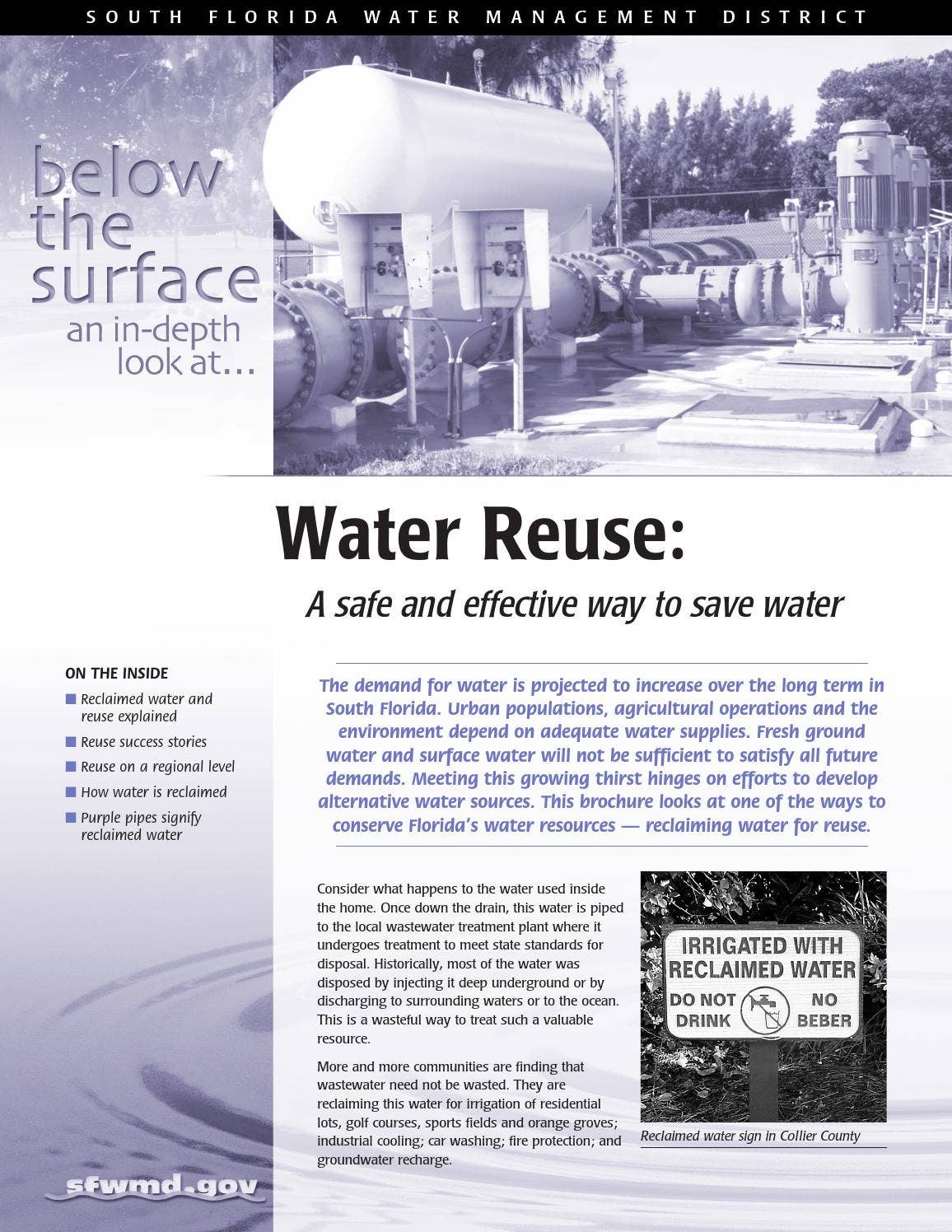 Below the Surface: Water Reuse by South Florida Water Management ...