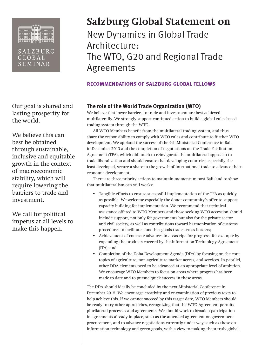 Salzburg Global Trade Statement by Salzburg Global Seminar - Issuu