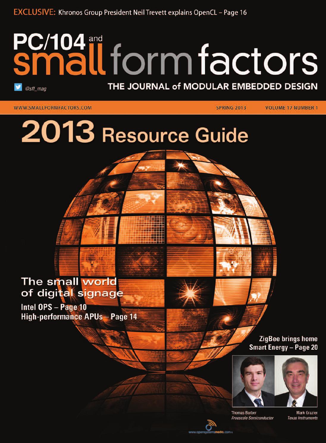 PC/104 and Small Form Factors Spring 2013 Resource Guide by OpenSystems ...