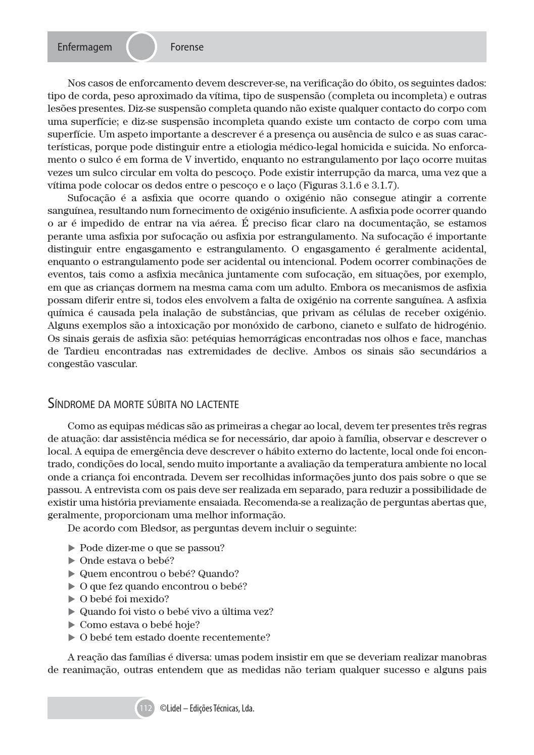 Enfermagem Forense by Grupo Lidel - Issuu