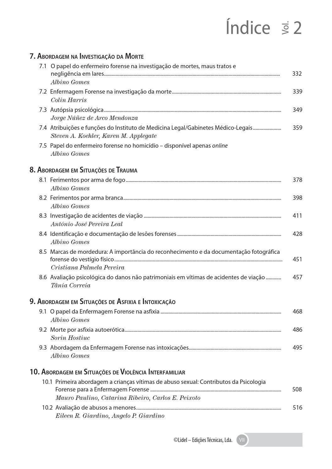 Enfermagem Forense by Grupo Lidel - Issuu