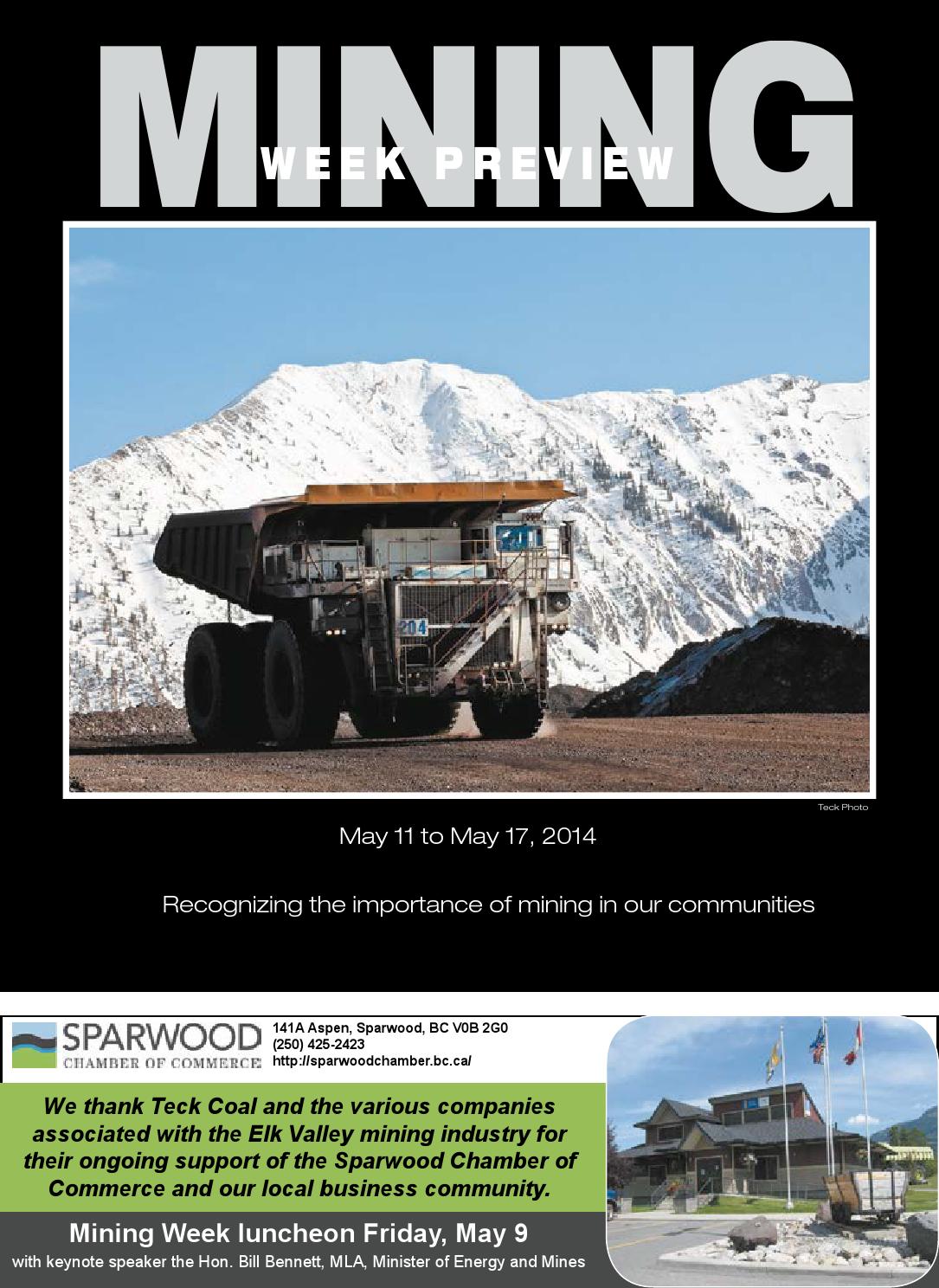 Mining week preview 2014 by The Free Press, Fernie - Issuu