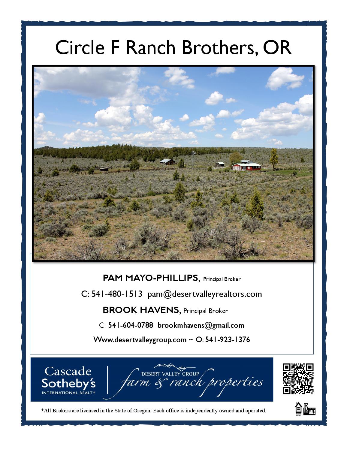 Circle F Ranch Brothers, OR ebook by Desert Valley Group Cascade Hasson ...