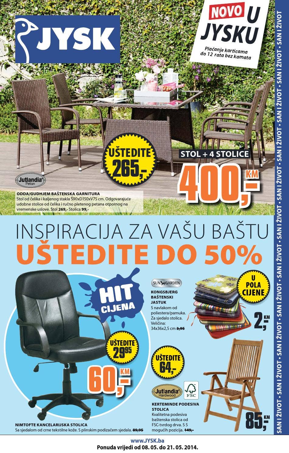 Jysk bih katalog akcija do 21 05 2014 by Catalog.hr - Issuu