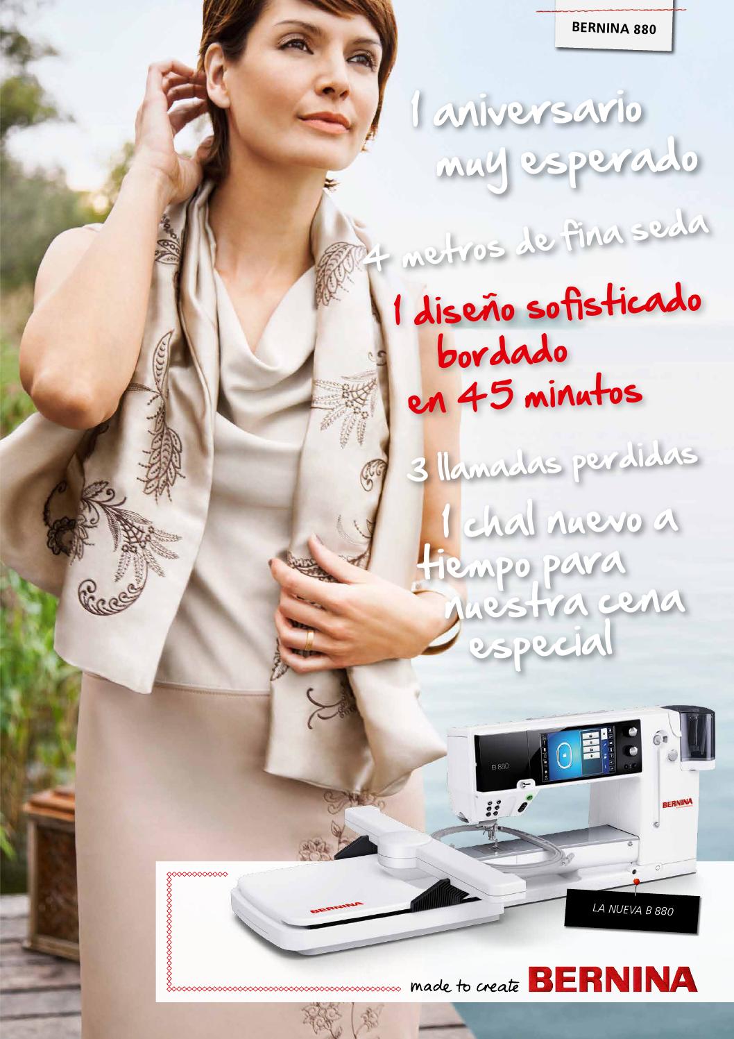 BERNINA 880 Brochure Spanish by Bernina International AG - Issuu