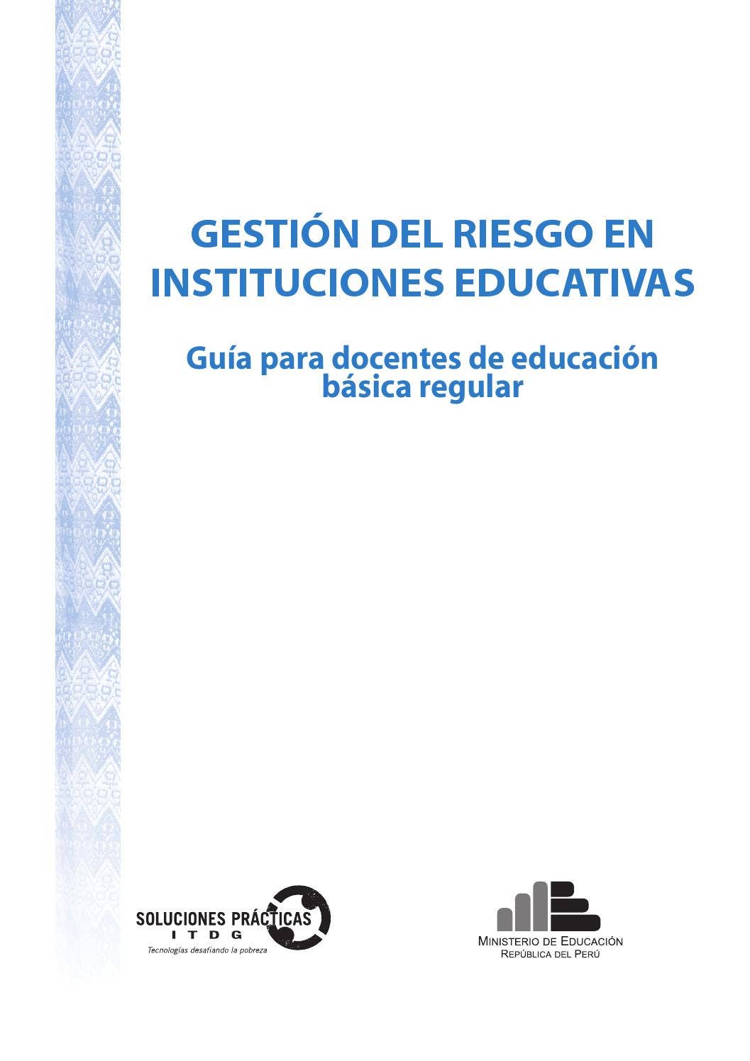Gestion del riesgo en instituciones educativas by julian rivas - Issuu
