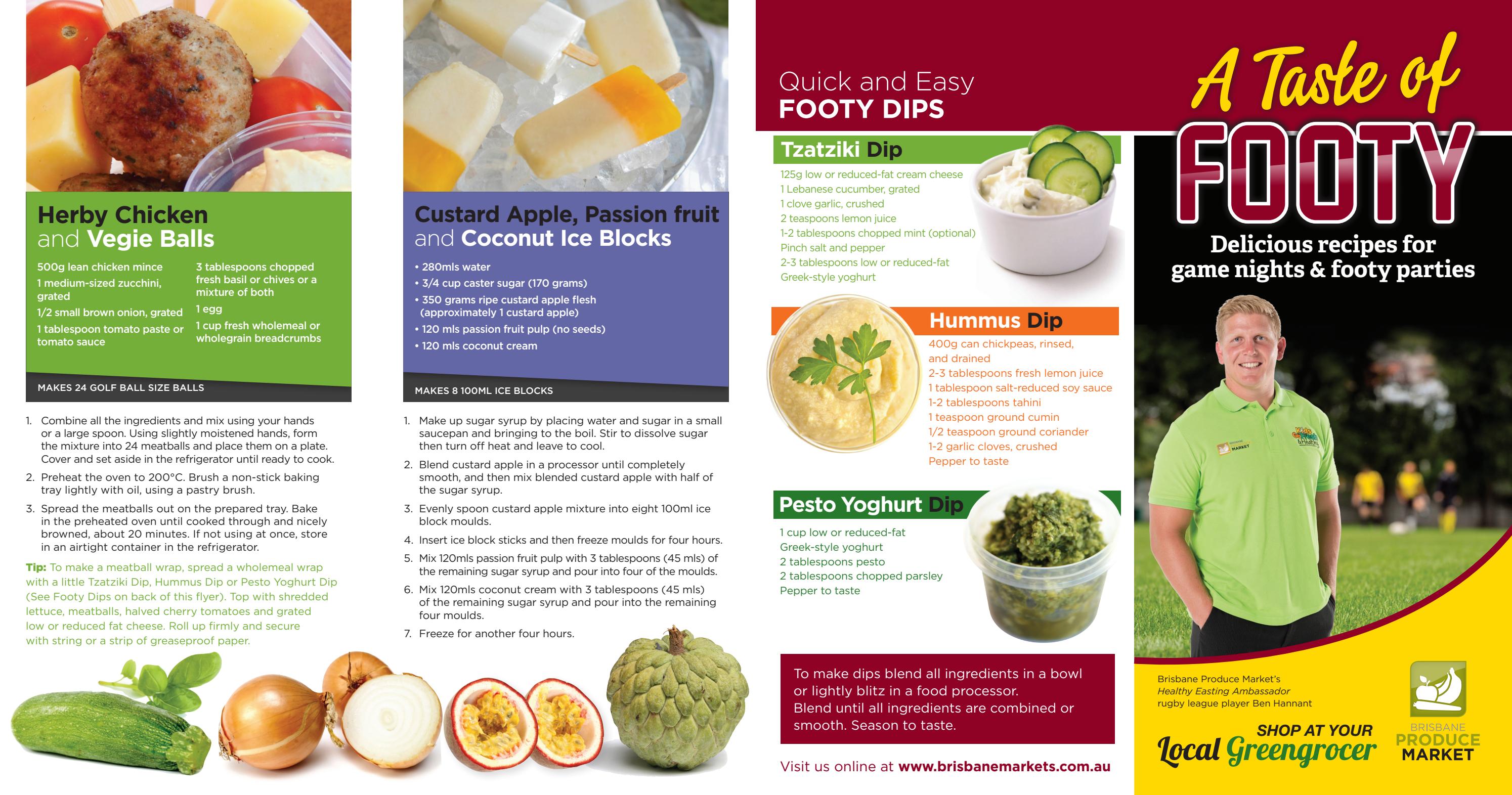 Taste of Footy Flyer by Effigy Creative Pty Ltd - Issuu