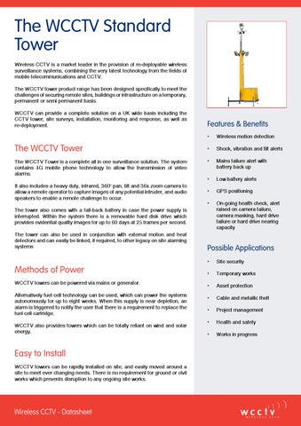 WCCTV Standard Tower by WCCTV - Issuu