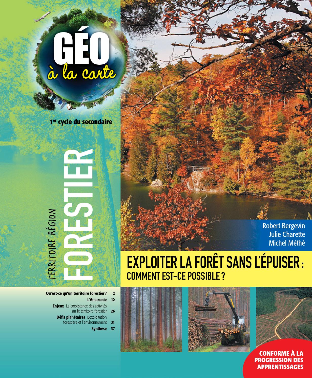 Géo à la carte_Forestier by Les Éditions CEC - Issuu