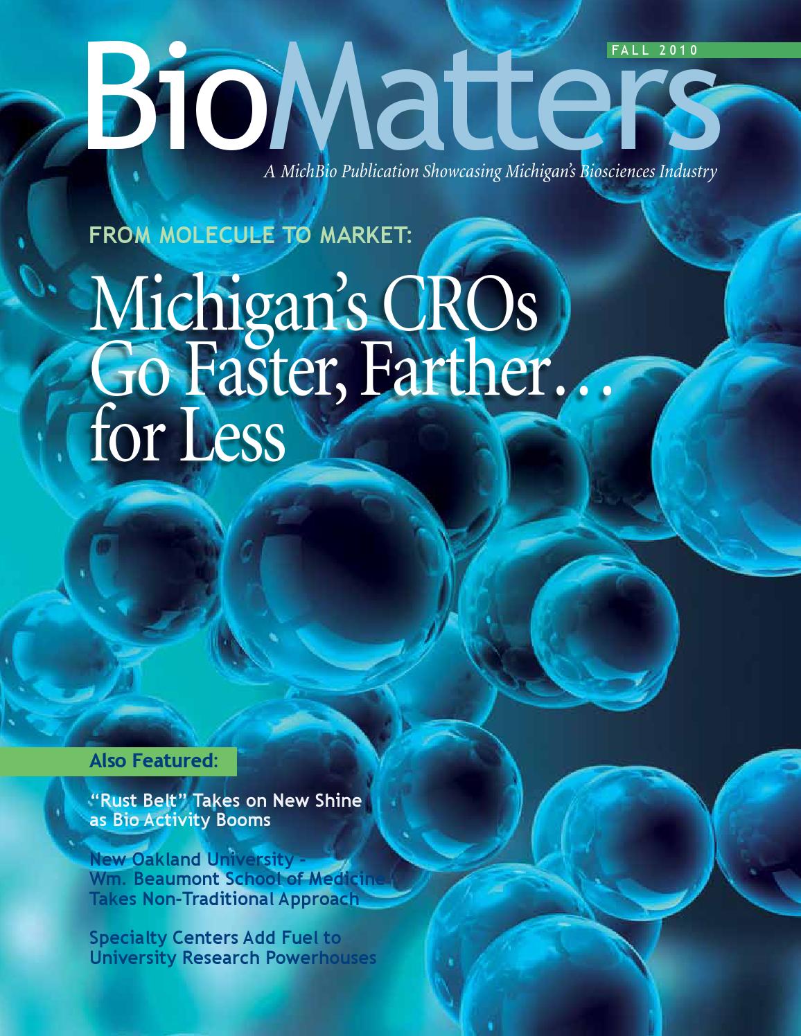 BioMatters - Fall 2010 by MichBio - Issuu
