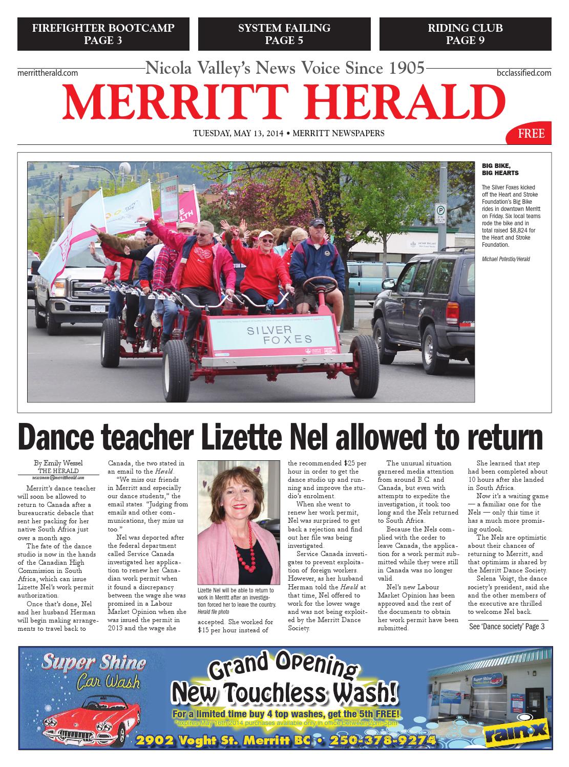 Merritt Herald - May 13, 2014 by Merritt Herald - Issuu