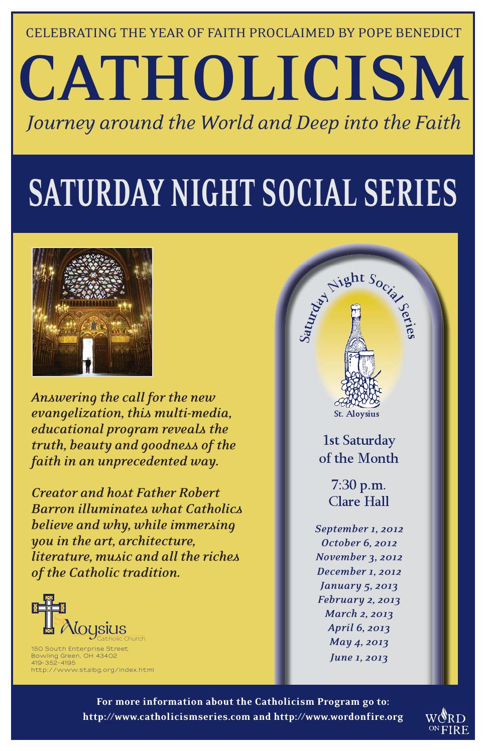 Saturday night catholicism poster by Jan Meyer - Issuu