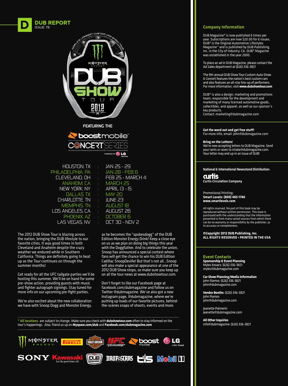 DUB Magazine Issue 78 by DUB - Issuu