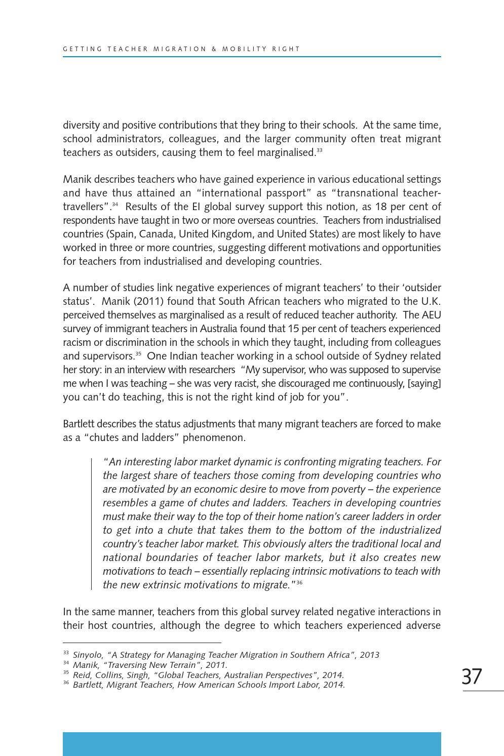 Study on teacher migration: Getting Teacher Migration & Mobility Right ...