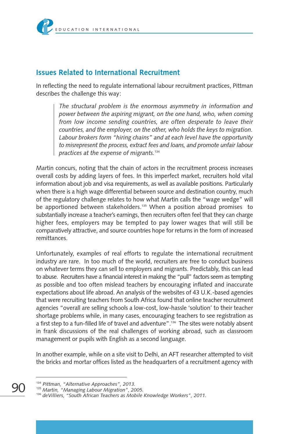 Study on teacher migration: Getting Teacher Migration & Mobility Right ...