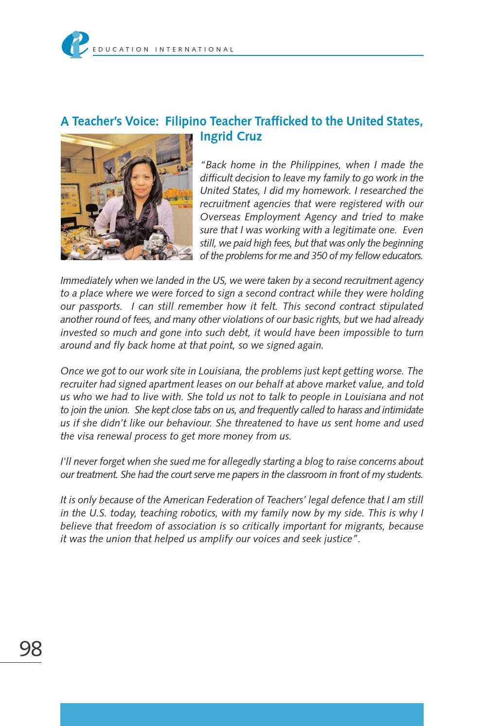 Study on teacher migration: Getting Teacher Migration & Mobility Right ...