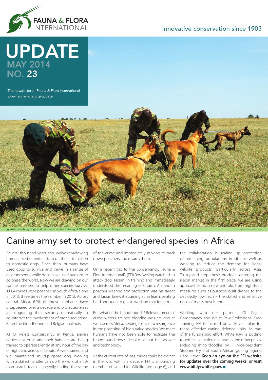 FFI Update - issue 23 (May 2014) by Fauna & Flora - Issuu