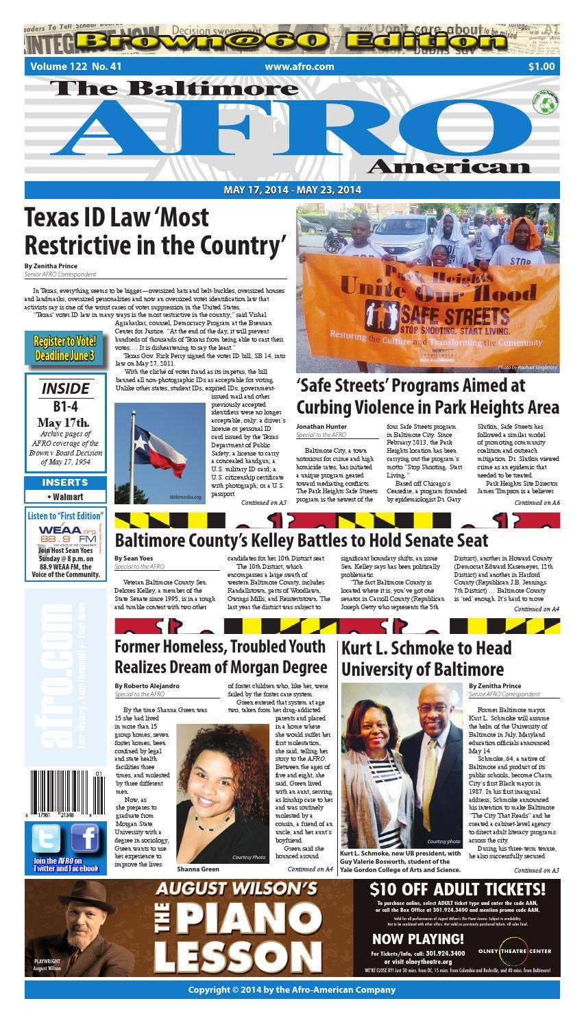 Baltimore Afro-American Newspaper May 17 2014 by AFRO News - Issuu