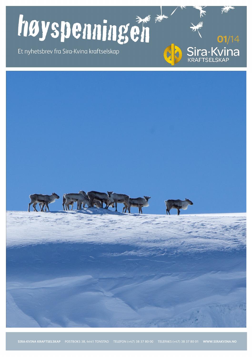 Høyspenningen 01/14 by Sira-Kvina kraftselskap - Issuu