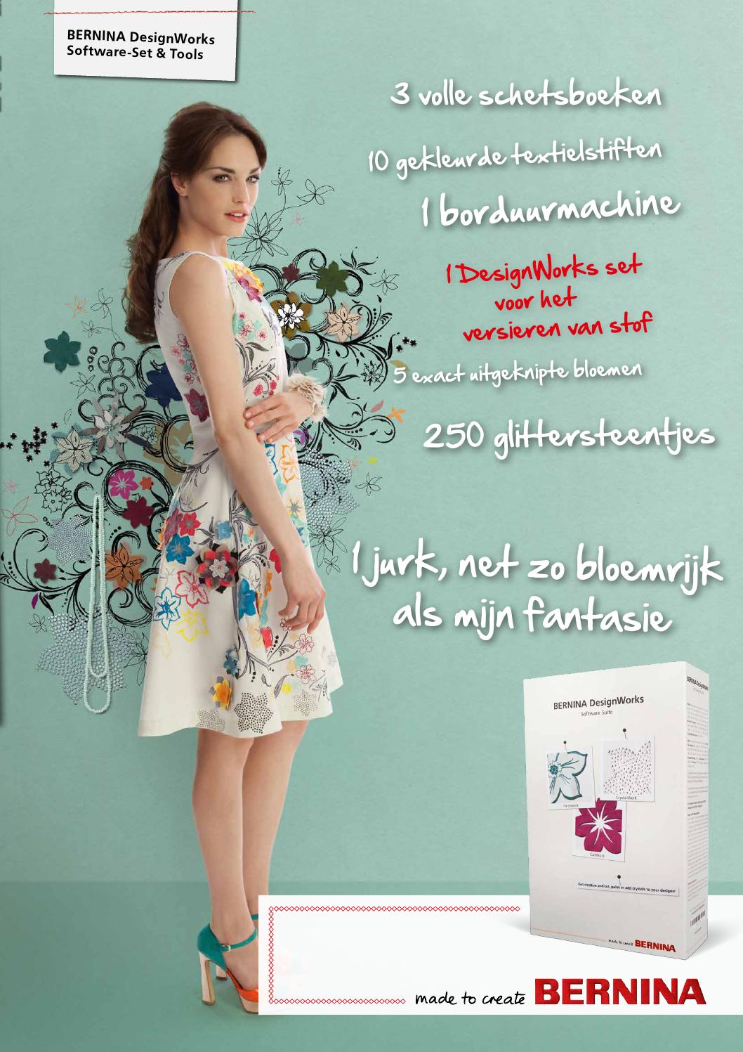 BERNINA DesignWorks brochure dutch by Bernina International AG - Issuu